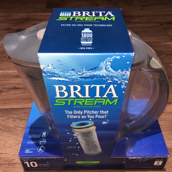 Brita | Other | Brita Stream Fresh Water Pitcher W Filter | Poshmark